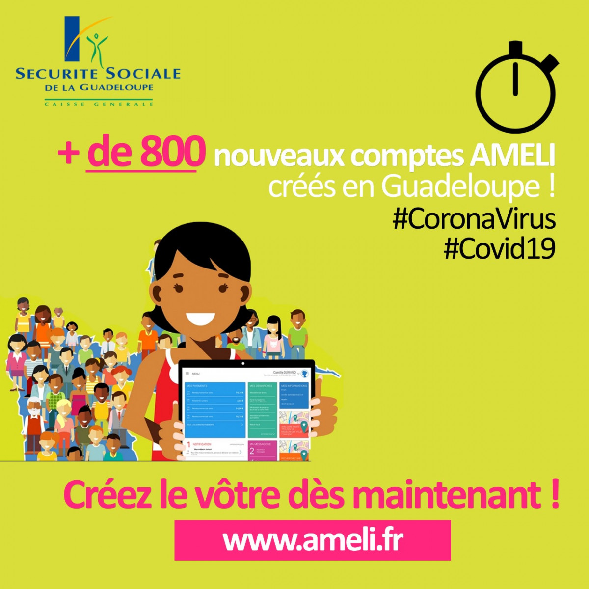 Créez votre compte ameli dès maintenant et simplifiez vos démarches
